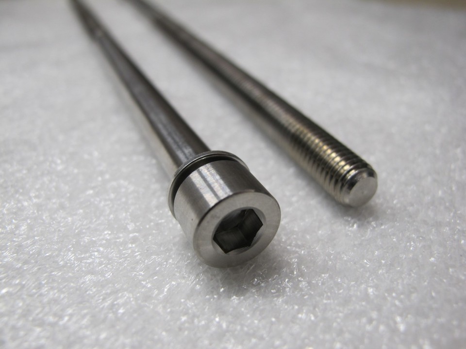 M8x230 QUILL STEM DRAW BOLT//TITANIUM Bicycle Optional 21.8mm WEDGE,19 ...