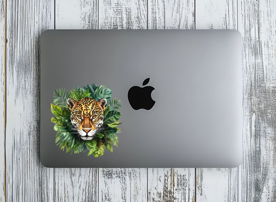 Tropical Leopard UV DTF Sticker - Glass Laptop Tumbler Cup xk165 | eBay