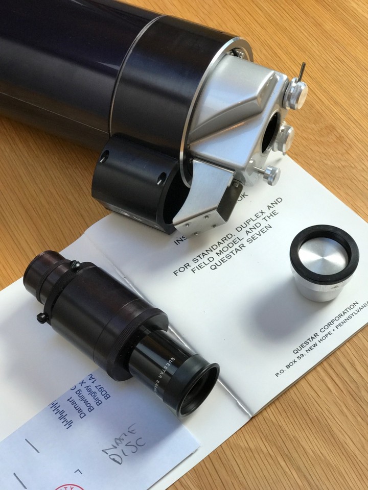 Questar Telescope 3.5 inch Field Model 'BB' x40 Eye Piece - Questar ...
