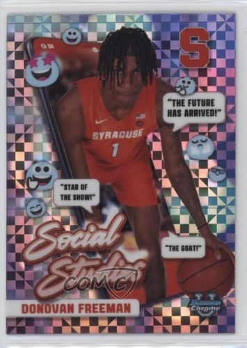 2024-25 Bowman U Chrome Social Studies X-Fractor Donavan Freeman #SS-13 ...