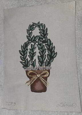 Lani Designs Handpainted Needlepoint Canvas Topiary TOP5 | eBay