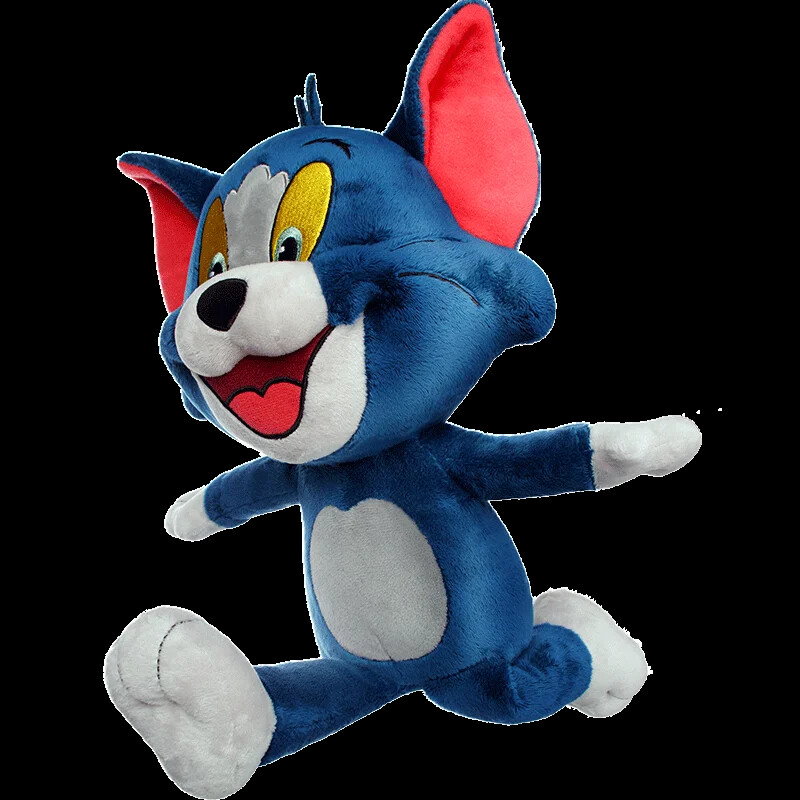 Tom And Jerry Plush Toy Cartoon Movie Cat Tuffy Nibbles Mouse Plushies ...