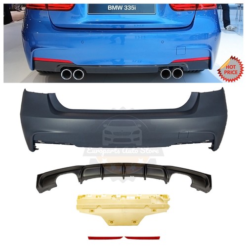 12-18 MTECH M SPORT M PERFORMANCE REAR BUMPER NO PDC FOR BMW F30 335 ...
