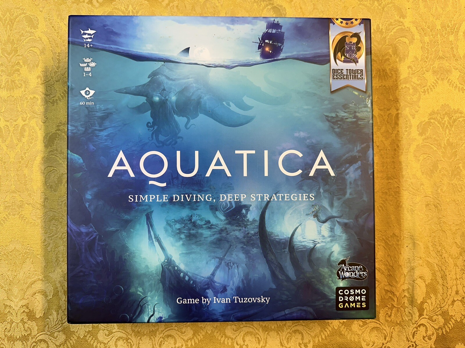 2020 AQUATICA Arcane Wonders Board Game + Cold Waters Expansion ...