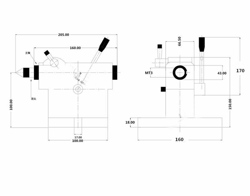 Lathe Tailstock Assembly DIY Simple Fast Expansion Spindle Tailstock ...