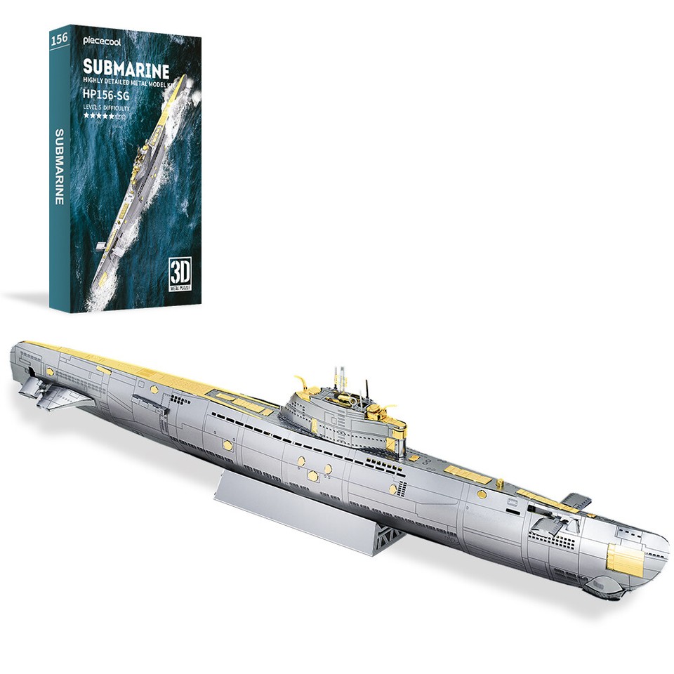 Piececool 3d Puzzles for Adult Submarine Metal Model Kits halloween ...