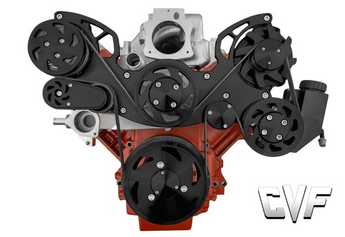 LS LS1 LS2 LS3 LS6 Serpentine Pulley Kit ALT PS AC Corvette Style ...
