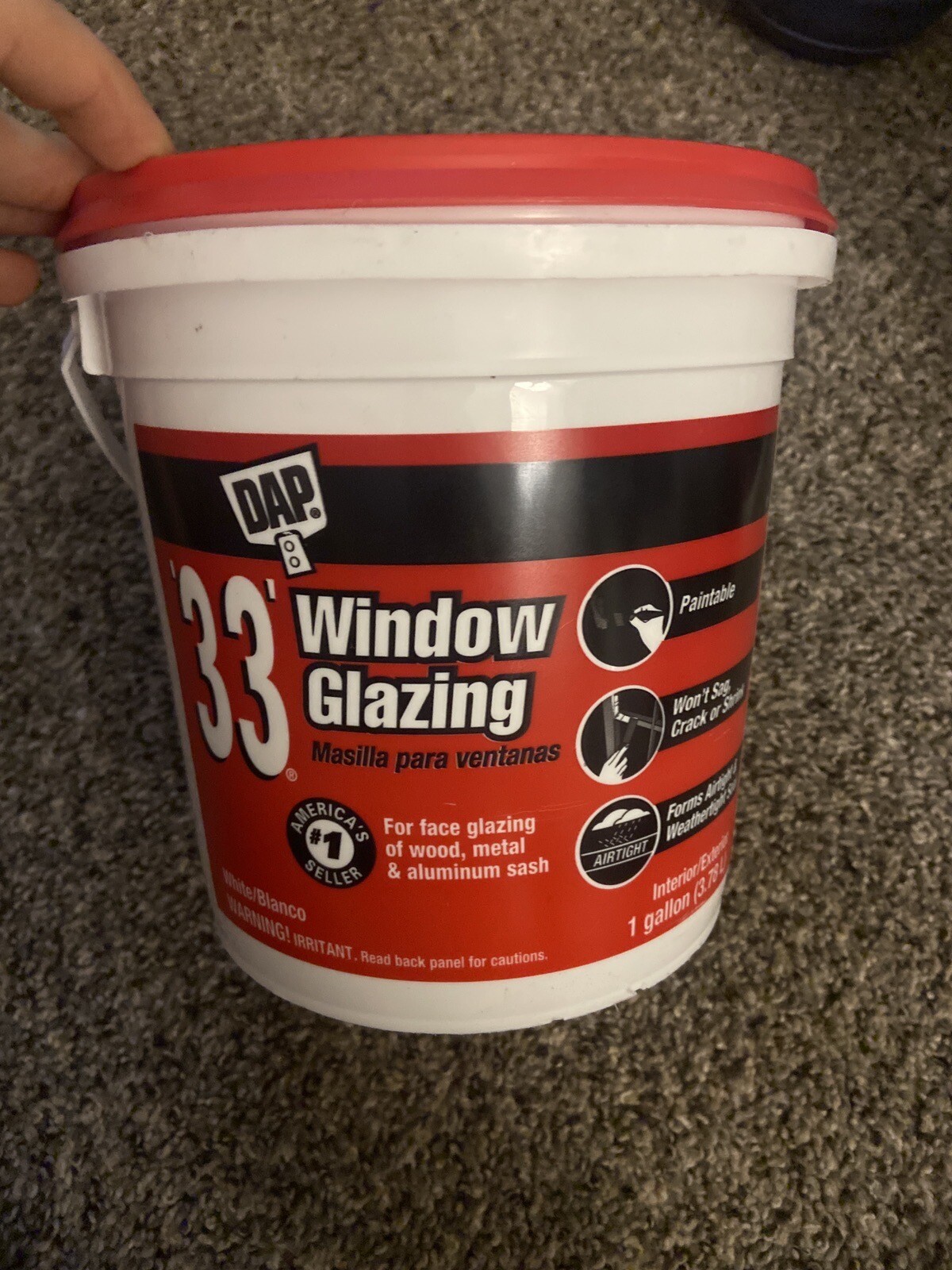 Dap 12019 Number-33 Glazing Compound, Gallon, White for sale online | eBay