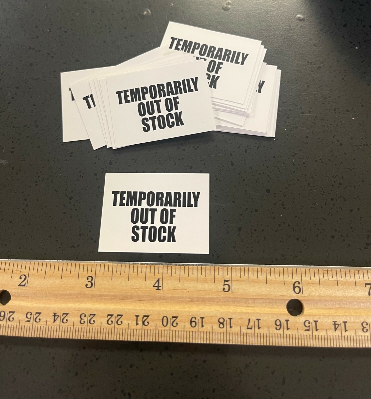 Temporarily Out of Stock Tags for Gondola Price Channel-25 pieces | eBay