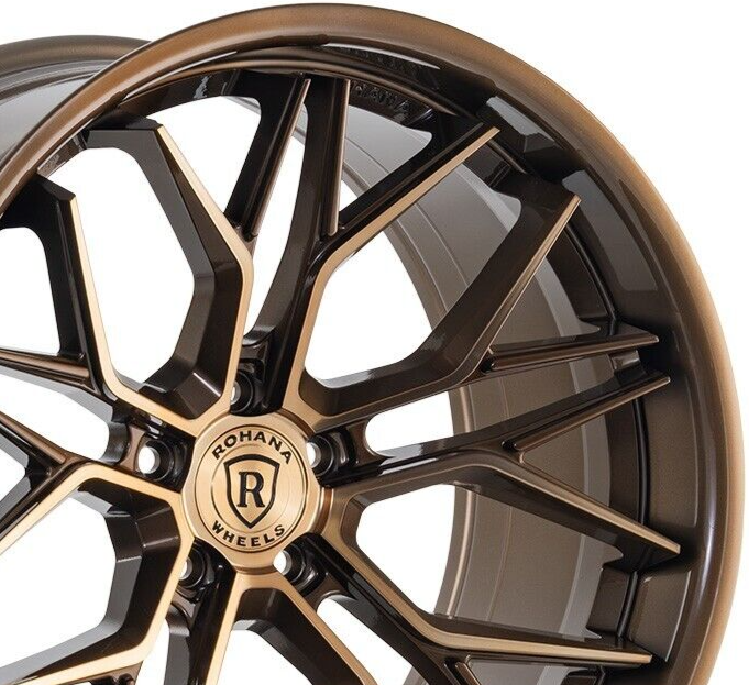 20" ROHANA RFC3 MACHINE BRONZE WHEELS FOR PORSCHE | eBay