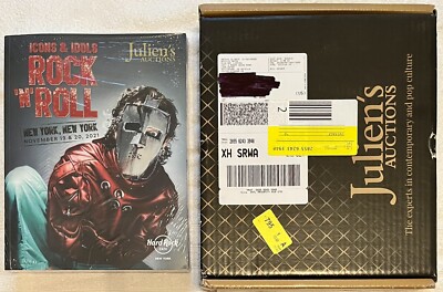 JULIEN'S "ICONS AND IDOLS ROCK N ROLL” CATALOG NOV. 2021 W/BOX ERIC ...