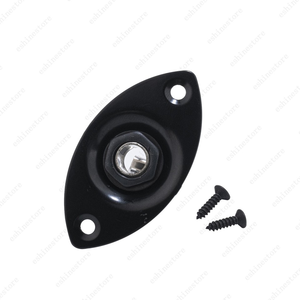 Electric Guitar Jack Plate Input Output Jackplate Oval For Telecaster ...