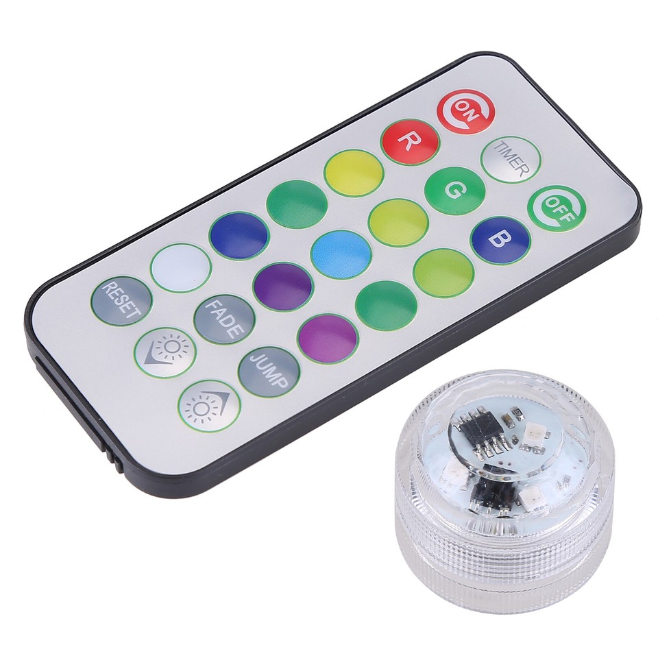 Wireless LED Car Interior Ambient Light w/Remote Control Atmosphere ...