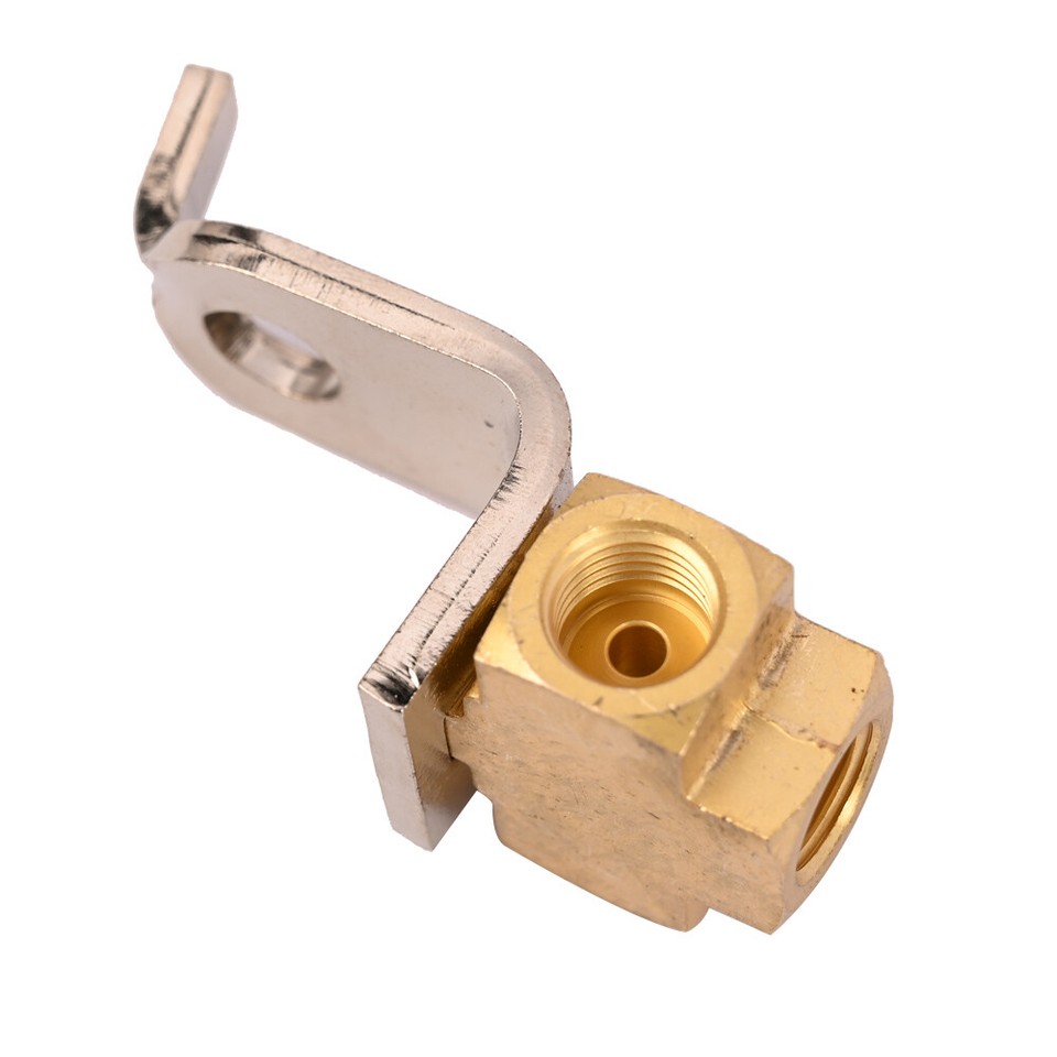 For Brake Line Tee 3/16" Tube w/ Mounting Bracket Inverted Flare 3/8 ...