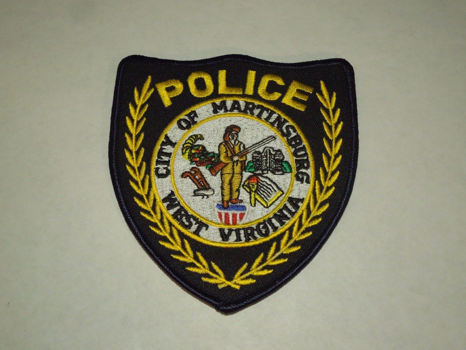 City of Martinsburg West Virginia Shield Shape Shoulder Iron On Patch ...