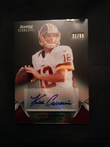 Kirk Cousins 2012 Bowman Sterling RC Autograph /50 | eBay