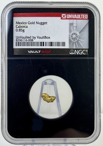 NGC Vault Box - Mexico Caborca - Gold Nugget 0.85 Grams - Nugget Pax | eBay