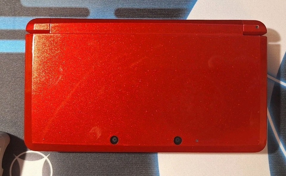Nintendo 3DS Metallic Red | Charger + 128GB SD Card | Region Free | USA Seller | eBay