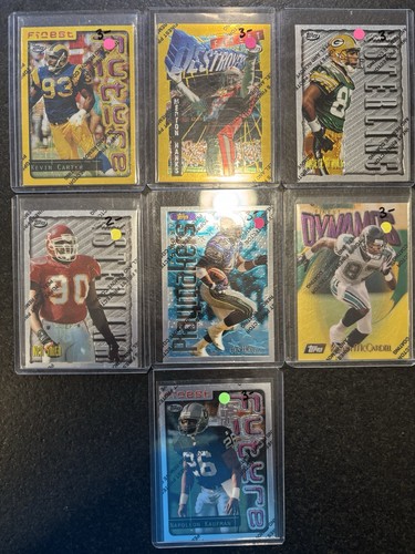 (7) 1996 1997 Finest NFL GOLD RARE & SILVER Lot | eBay