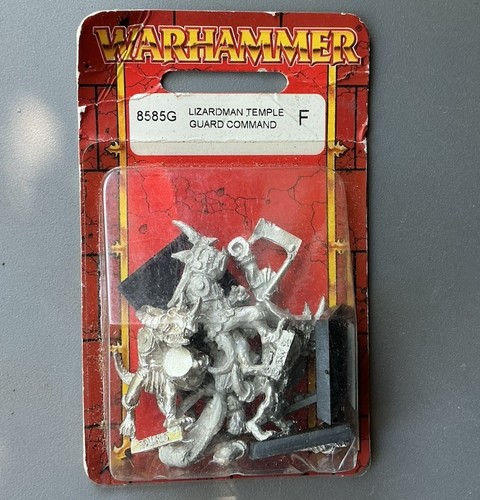 Warhammer Fantasy -Lizardman Temple Guard Command [Metal] OLD WORLD | eBay