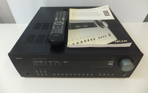 Arcam AVR 300 AV Amplifier Surround Sound Receiver with Remote & Manual ...