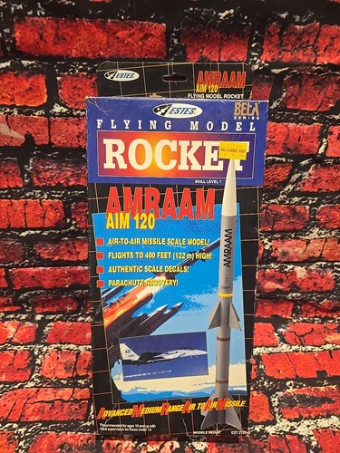 Estes Rockets AMRAAM Aim 120 - Flying Model Rocket EST 2153 - NEW | eBay