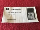 HANIMEX ELECTRONIC CALCULATOR INSTRUCTIONS ONLY MODEL BC-900 FREE ...