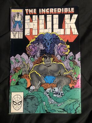 Incredible Hulk #351 Comic Book 1989 VF Peter David Jeff Purves Marvel ...