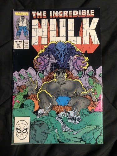 Incredible Hulk #351 Comic Book 1989 VF Peter David Jeff Purves Marvel ...