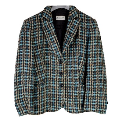 Basler Wool Cotton Blend Blazer Jacket size XXL 2XL Knited Formal B81 ...