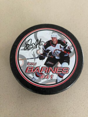 Stu Barnes Autographed Player Puck Buffalo Sabres Rare!! | eBay