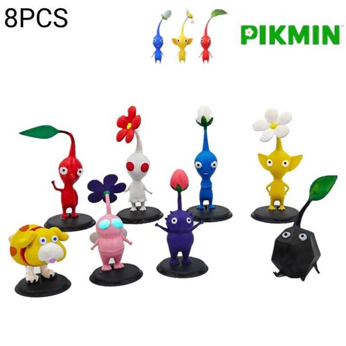 Pikmin 8PCS Figurine Collectible Game Model Toy Kids Decoration Gift ...