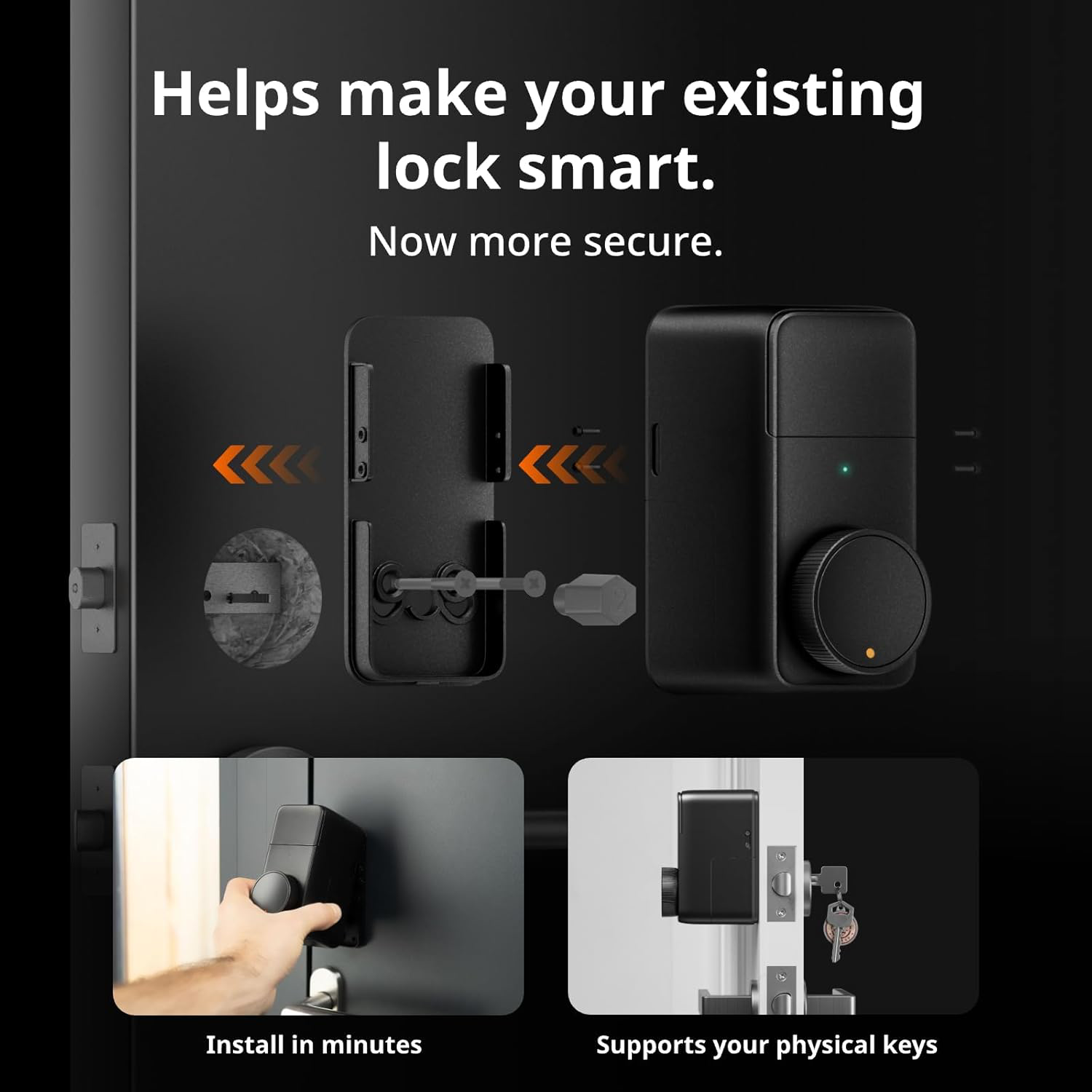 SwitchBot Smart Lock Pro, Keyless Entry Door Lock, Smart Door Lock ...