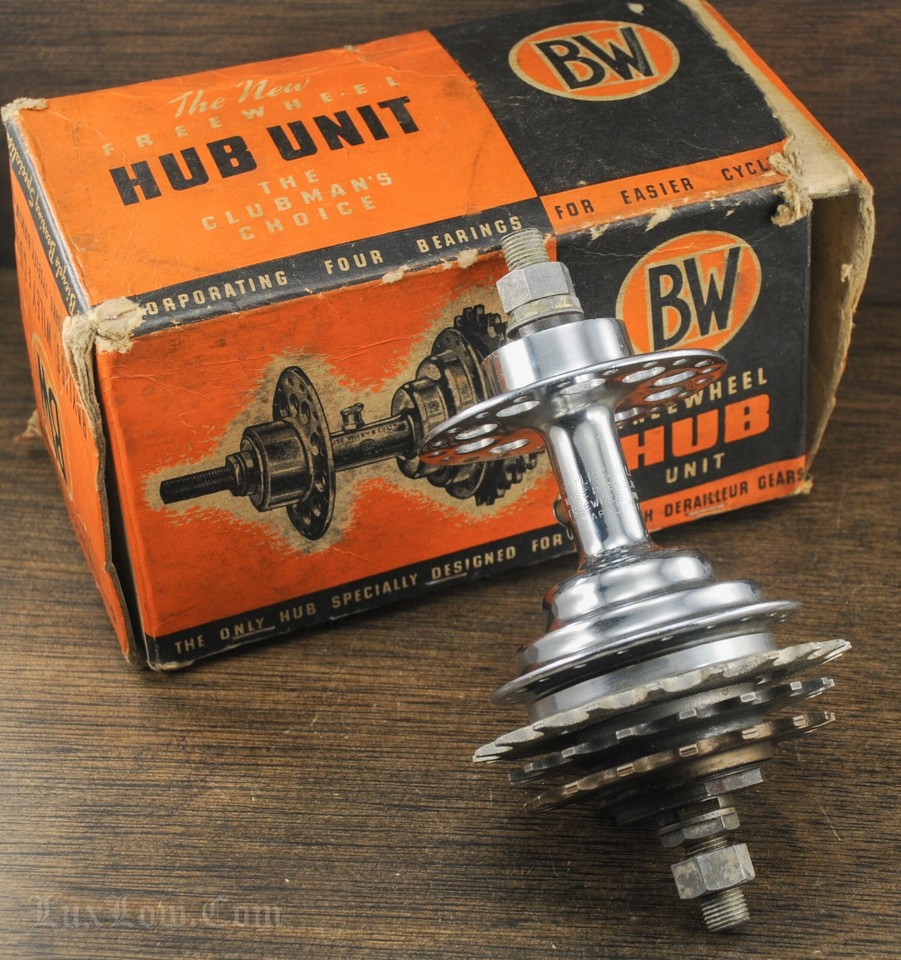 NOS Vintage Bayliss Wiley Road Bike Freewheel HUB 40h 3Speed Prewar ...