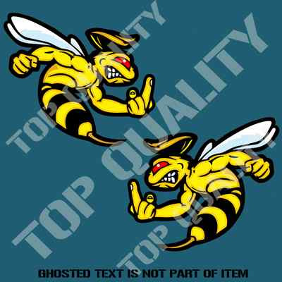 SCOOTER MOPED WASP DECAL STICKER SET X2 SUIT VESPA LAMBRETTA ULMA MOD ...