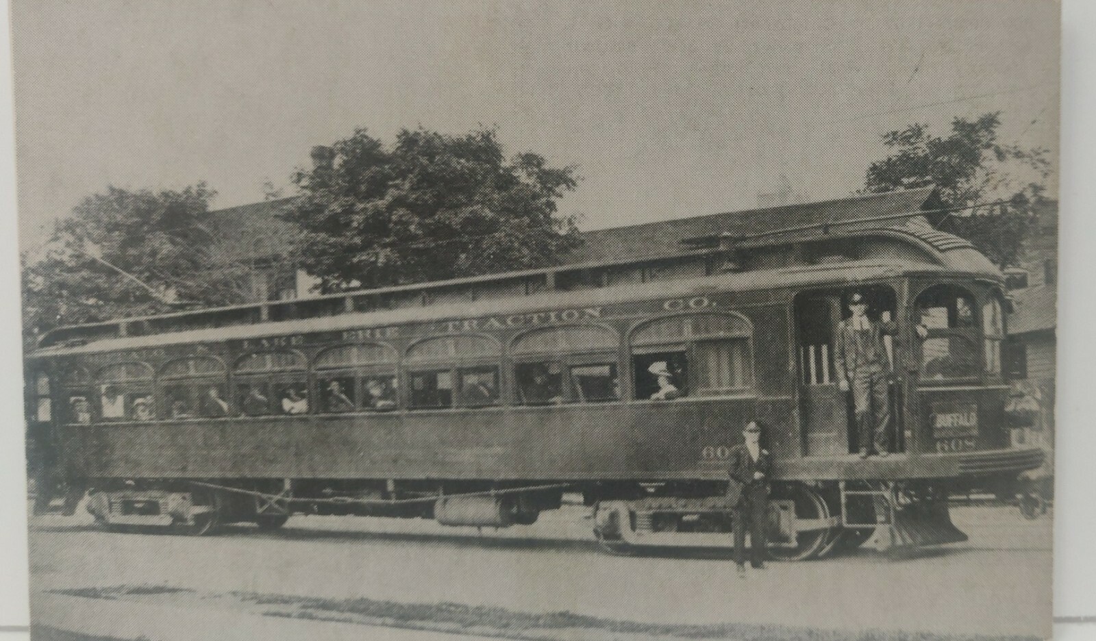 1907 Postcard Trolley Series #1 Cincinnati Car Co Buffalo & Lake Erie ...