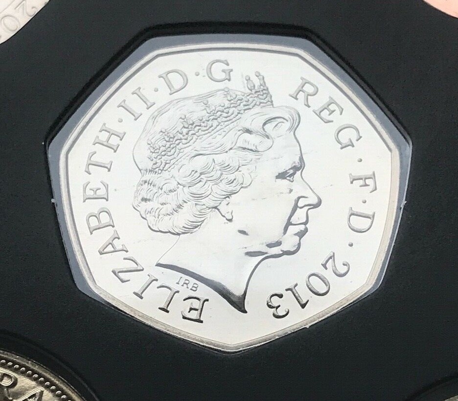 Simply Coins~ 2013 SHIELD 50 PENCE COIN BRILLIANT UNCIRCULATED BU | eBay