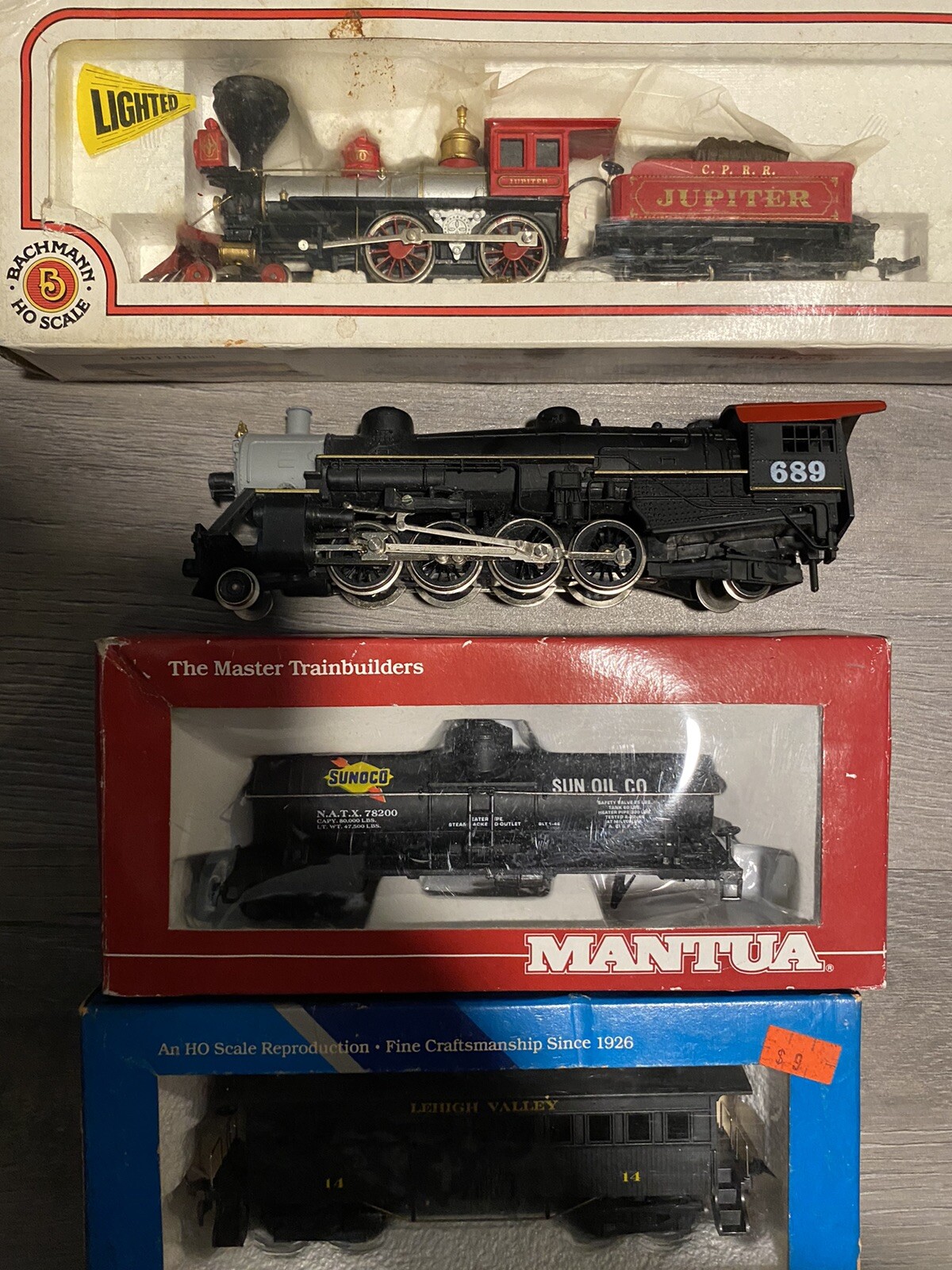 Lot Of Vintage Ho Trains As Is Some In Boxes With Locomotives | eBay