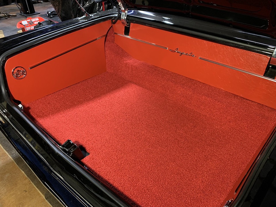 1962-1963-1964 Chevrolet Impala Trunk Panel Templates Hardtop 5 Piece ...