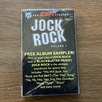 1994 ESPN MUSIC JOCK ROCK VOL 1 CASSETTE PROMO SAMPLER SEALED | eBay