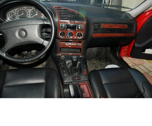 FOR BMW E36 3 SERIES INTERIOR Dash Trim Kit 3M DASH TRIM BURL WOOD 20 ...