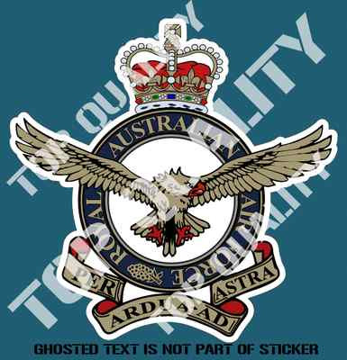 ROYAL AUSTRALIAN AIR FORCE RAAF DECAL STICKER MILITARY AUSTRALIANA ...