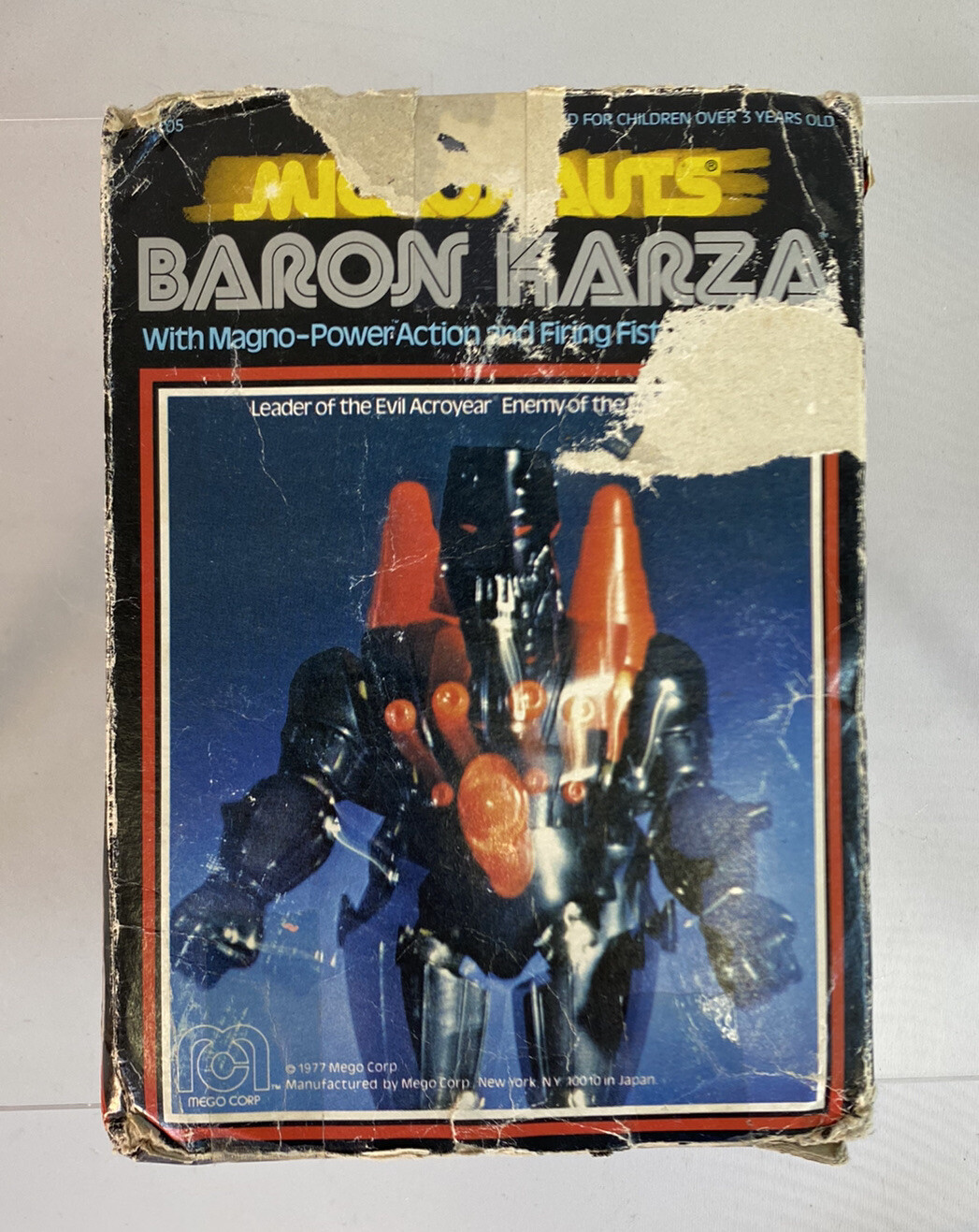 Vintage 1977 Mego Micronauts Baron Karza Figure Near Complete Original ...