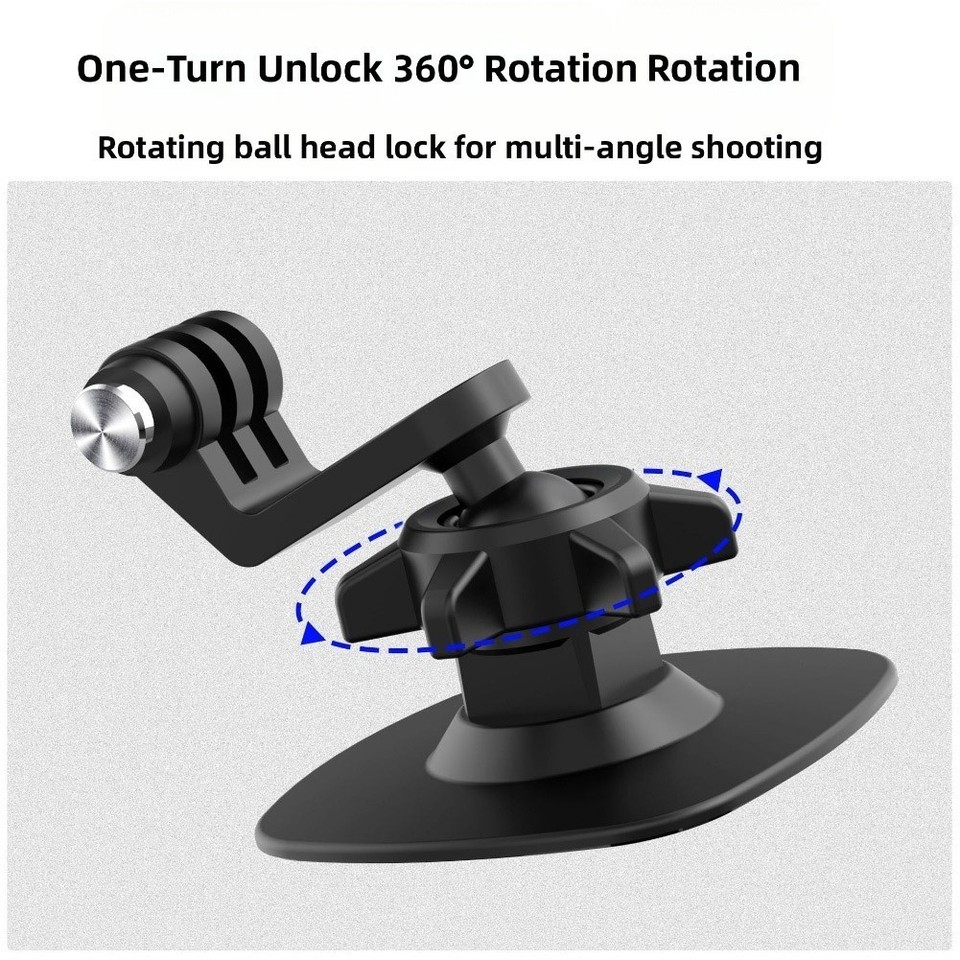 Action Camera Mount 360 Degree Rotation Flexible Design for DJI Devices ...