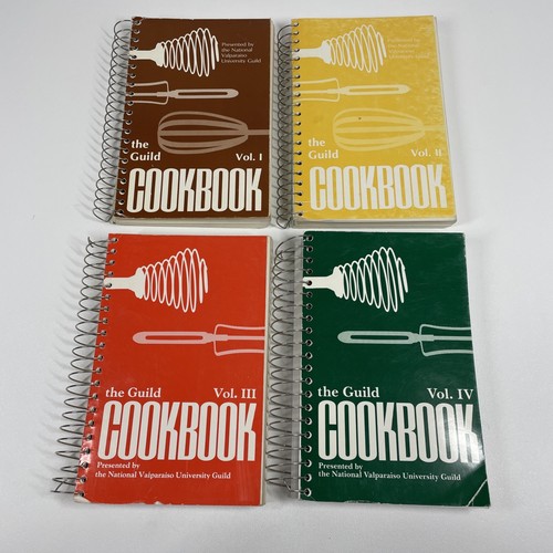 Cookbook LOT of 4 Volumes Women of National Valparaiso University Guild ...