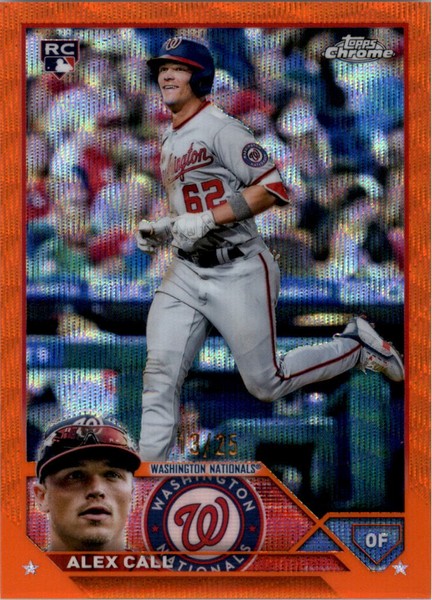 2023 Topps Chrome - Orange Wave Refractor #187 Alex Call /25 (RC) for ...