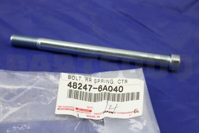 482476A040 Genuine Toyota BOLT, REAR SPRING, CENTER 48247-6A040 | eBay