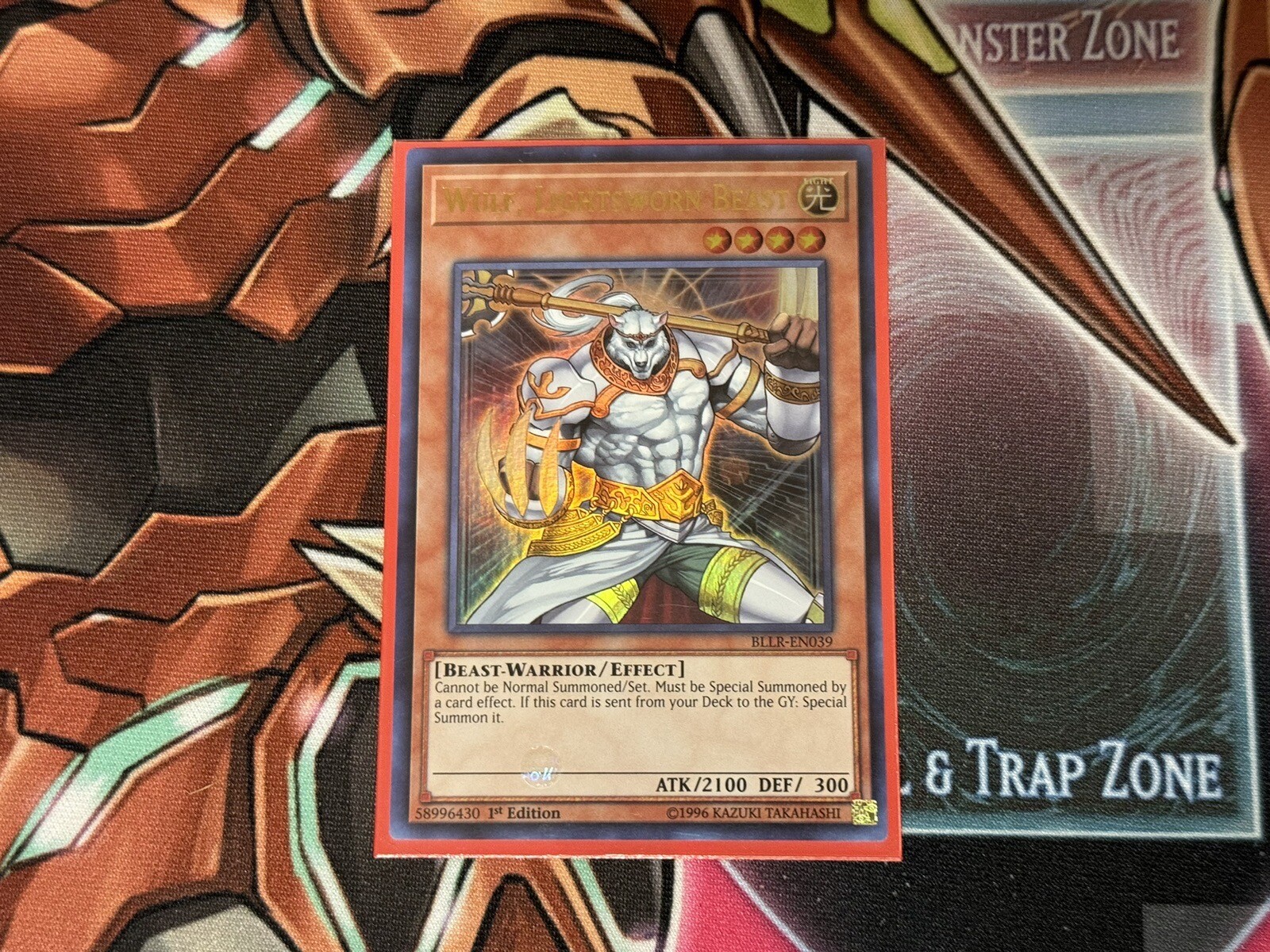 Yu-Gi-Oh! TCG Wulf, Lightsworn Beast Battles of Legend: Light's Revenge ...