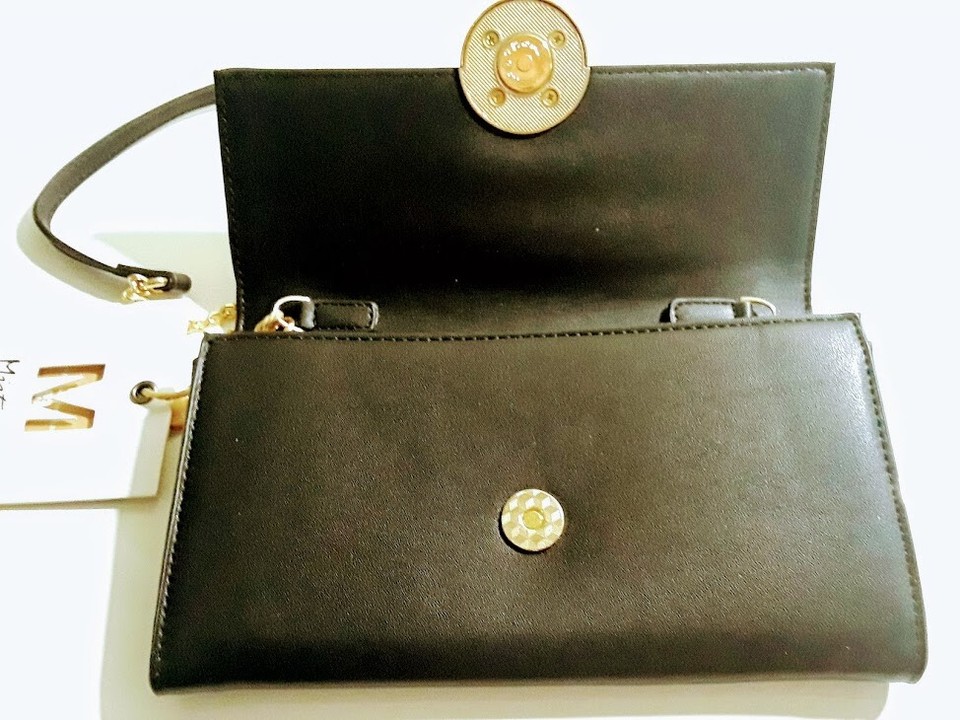 ~MIZTIQUE DESIGNER COLLECTION~Rory Crossbody Clutch Black Handbag w ...