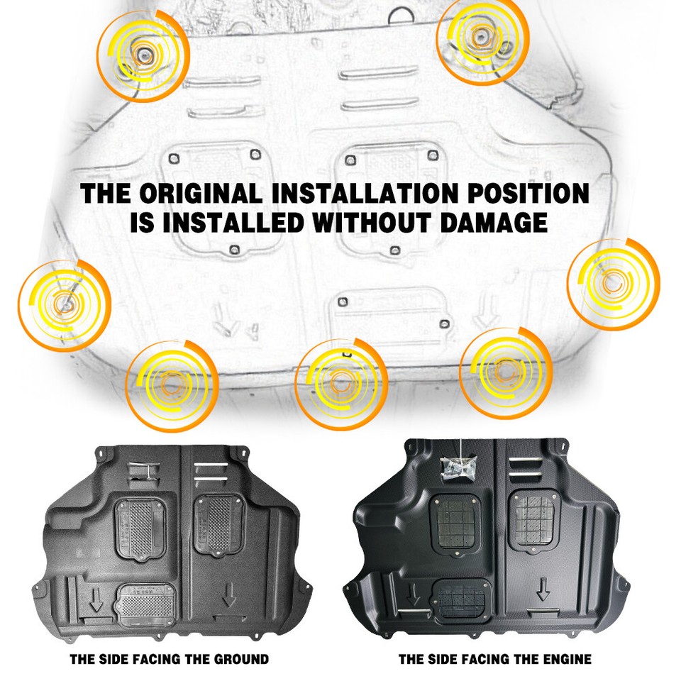 For Ford Focus 2012-2018 Auto Under Engine Splash Guards Mudguard ...